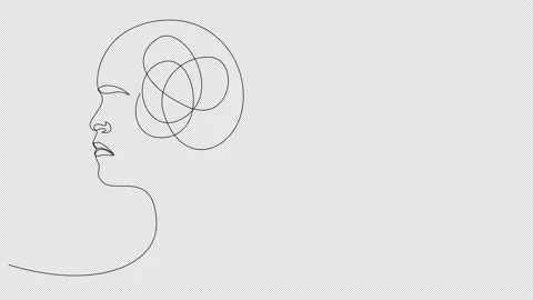 Self drawing animation of one continuous... | Stock Video | Pond5