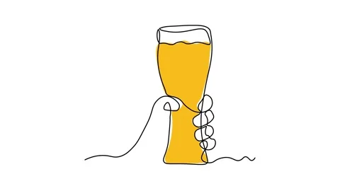 Beer Drawing Stock Footage ~ Royalty Free Stock Videos | Pond5