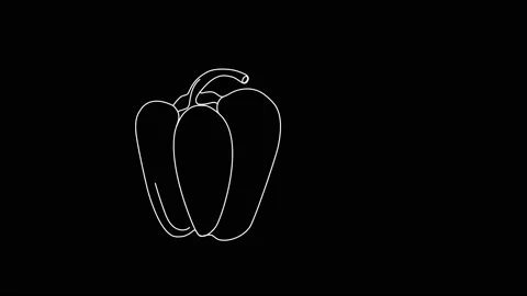 Black Pepper Sketch Stock Footage ~ Royalty Free Stock Videos | Pond5