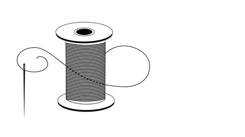 Sewing Tools Drawing Stock Video Footage | Royalty Free Sewing Tools ...