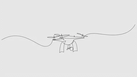 Self drawing animation of single continu... | Stock Video | Pond5