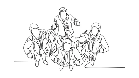 Self drawing animation of single line dr... | Stock Video | Pond5