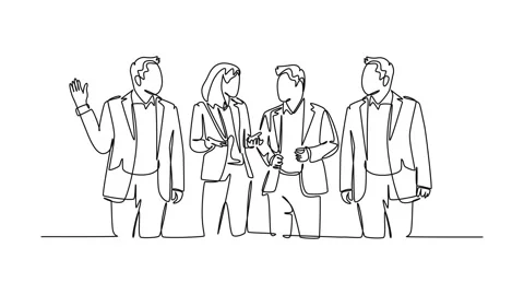 Employees Outline Stock Video Footage | Royalty Free Employees Outline ...