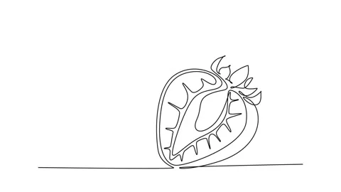 Self drawing animation of single line dr... | Stock Video | Pond5