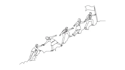 Self drawing animation of single line dr... | Stock Video | Pond5