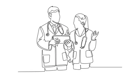 Self drawing animation of single line dr... | Stock Video | Pond5