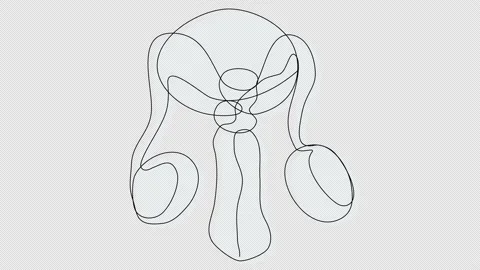Self-drawing of male genital organs with... | Stock Video | Pond5