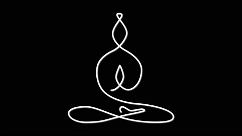 Self drawing minimalist animation of man... | Stock Video | Pond5