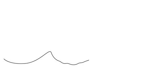 Self drawing simple animation of one lin... | Stock Video | Pond5