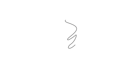 Self drawing simple animation of single ... | Stock Video | Pond5