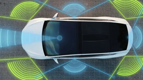 Self Driving Autopilot Stock Video Footage | Royalty Free Self Driving ...