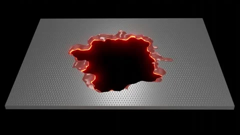 Self healing materials 3d animation rend... | Stock Video | Pond5