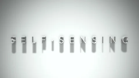 self sensing 3D title animation white te... | Stock Video | Pond5