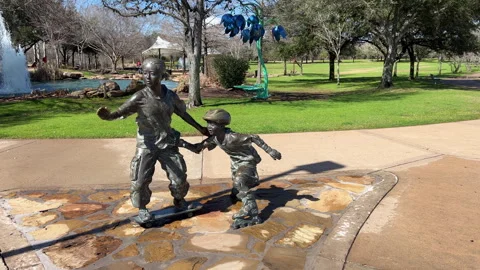 Selfie Statue of roller skate and skateb... | Stock Video | Pond5