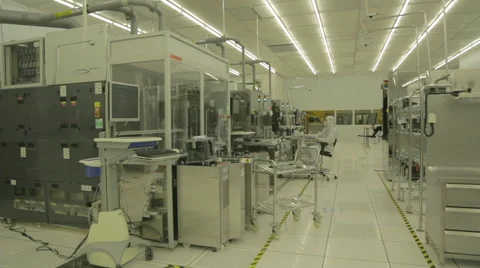 Semiconductor Plant Stock Video Footage | Royalty Free Semiconductor ...