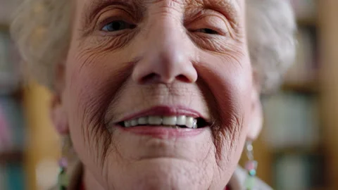 Senior woman, face and smile portrait wi... | Stock Video | Pond5