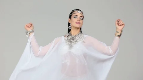 Sensual belly dancer shaking her body | Stock Video | Pond5