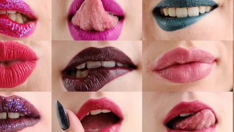 Lips Zoom Stock Video Footage | Royalty Free Lips Zoom Videos | Pond5