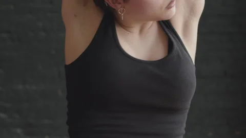 Sensual Woman Dancing Contemporary Dance... | Stock Video | Pond5