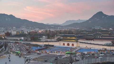 Seoul South Korea time lapse 4K, city sk... | Stock Video | Pond5