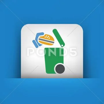 Separate waste collection icon: Royalty Free #47498774