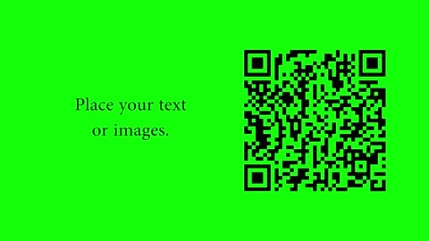 Sequence of QR codes on a green backgrou... | Stock Video | Pond5