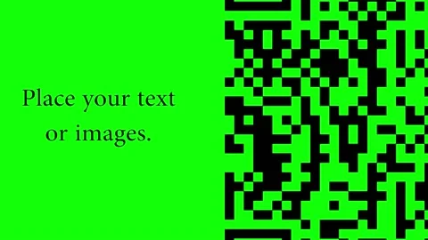Sequence of QR codes on a green backgrou... | Stock Video | Pond5