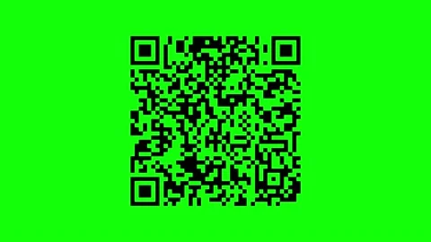 Sequence of QR codes on a green backgrou... | Stock Video | Pond5