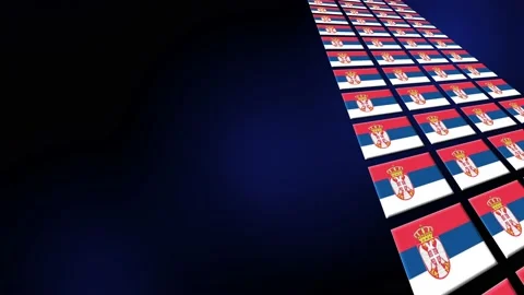 Serbia Flag Animated Background 3d Anima... | Stock Video | Pond5