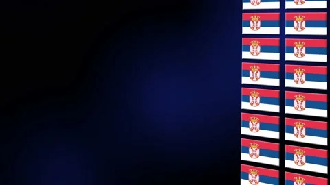 Serbia Flag Animated Background 3d Anima... | Stock Video | Pond5
