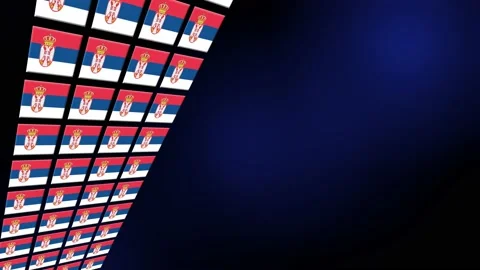 Serbia Flag Animated Background 3d Anima... | Stock Video | Pond5
