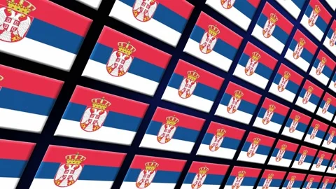 Serbia Flag Animated Background 3d Anima... | Stock Video | Pond5