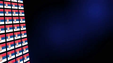 Serbia Flag Animated Background 3d Anima... | Stock Video | Pond5