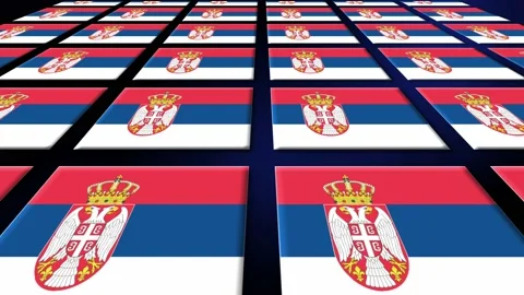 Serbia Flag Animated Background 3d Anima... | Stock Video | Pond5