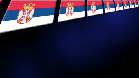 Serbia Flag Animated Background 3d Anima... | Stock Video | Pond5