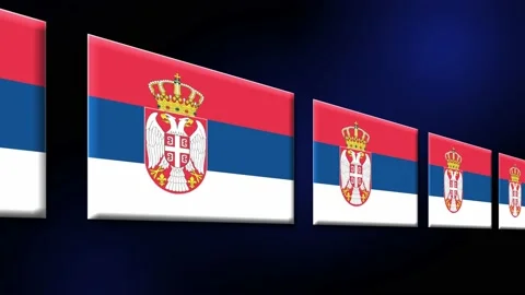 Serbia Flag Animated Background 3d Anima... | Stock Video | Pond5