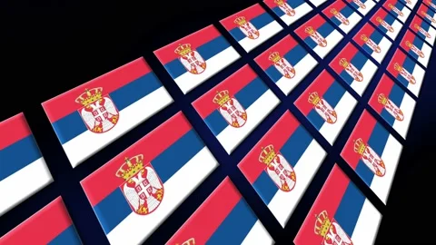 Serbia Flag Animated Background 3d Anima... | Stock Video | Pond5