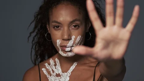 Handprint Stock Footage ~ Royalty Free Stock Videos | Pond5