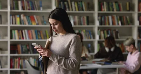 Serious young gen Z Latin student girl h... | Stock Video | Pond5