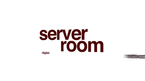 Server room animated word cloud. | Stock Video | Pond5