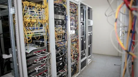 Server Room units, data center terminals... | Stock Video | Pond5