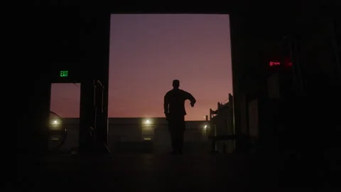 Service Member on a Military Base Saluti... | Stock Video | Pond5