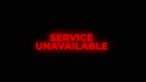 Service Unavailable Stock Videos – Royalty-Free HD & 4K Videos