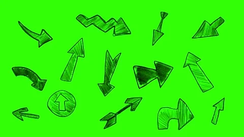 Set of Arrows Sketch Doodle Animation Ha... | Stock Video | Pond5