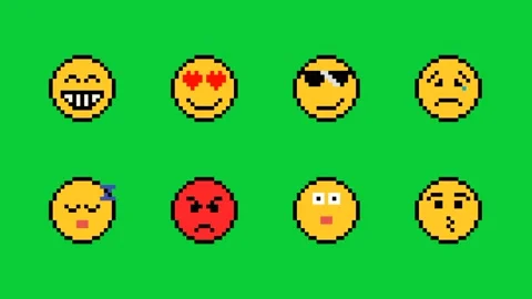 Emoticon Set Stock Video Footage | Royalty Free Emoticon Set Videos | Pond5