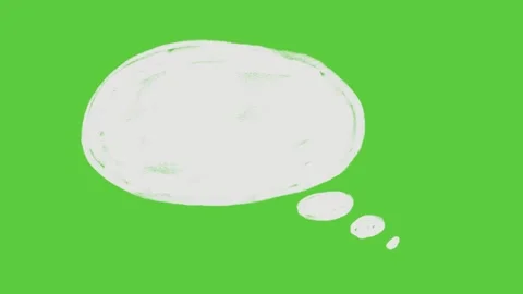 set of five animated speech bubbles on g... | Stock Video | Pond5