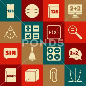 Set Graph, schedule, chart, diagram, Equation solution, Calculation, Book with ~ Clip Art #168735739