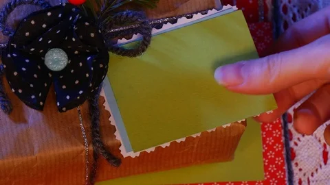 a Set of Hand Made Slide Show Cards Are ... | Stock Video | Pond5