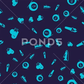 Set Heart rate, Torch flame, Billiard pool snooker ball and Fitness ...