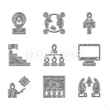 Set Hierarchy organogram chart, Browser files, Growth and progress ...